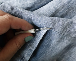 letting down the hem